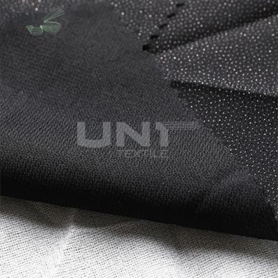 China Shrinkage≤1% Polyester garment Interlining Fabric With Fusible Temperature 130-150C for sale