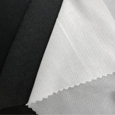 China My7255 Adhesive Interlining Linings With PA Glue Soft Hand Feeling Double Dot Technology for sale