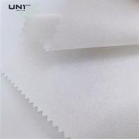 China 18-120gsm Thermal Bonded Chemical Interlining For Embroidery Backing for sale