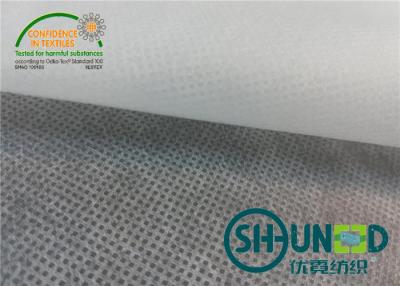 China Raw Material PP Spunbond Non Woven Fabric / Shopping Bags Polyester Spunbond Nonwoven Fabric for sale