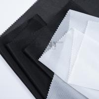 China Soft Hand Feeling Shrink-Resistant Adhesive Tricot Interlining and Tricot Fusible Interlining for Shirt and Suit Tailoring for sale