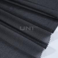 China Lightweight Durable Warp Knitted Interlining with Double Side Coating for Fashion Garments for sale