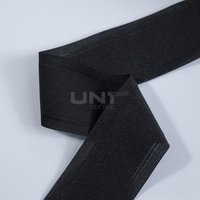 China Custom Webbing Trouser Elastic Waistband Interlining 100% Polyester Material For Pants for sale