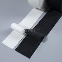 China Black Woven Fishbone Waistband Interlining Wear Resistant For Trousers for sale