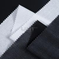 China 70 gsm Plain Weave Shirt Interlining with PA Adhesive for Collar and Cuff for sale