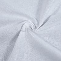 China 185 GSM 150 cm Width Plain Weave 100% Polyester Shirt Interlining Fabric with Flat Coating HDPE for sale