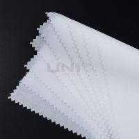 China Natural Soft Shirt Interlining 100% Polyester 188 GSM 150 cm Width Fusible Interlining for sale