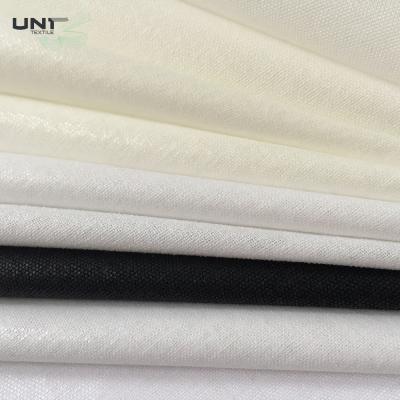 China PA cotton Interlining fabric by 150 cm Width , Shringkage Resistant bonded Interlining for sale