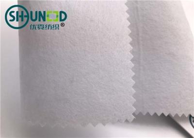 China Heavy Weight 100% Polyester Embroidery Backing Fabric Middle Soft Handfeeling for sale