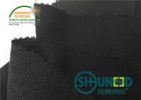 China 100% Polyester Double Dot 120 GSM Twill Weave Fusible Interlining Woven Fusible Interlining Fabric for Suits for sale