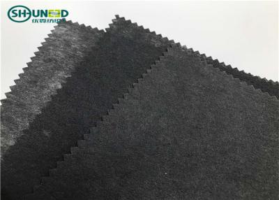 China Medium Weight Embroidery Backing Fabric Black Cut Away For Garment for sale