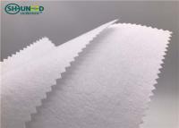 China Cut Away 100% Polyester Embroidery Backing Fabric 100cm Width Extra White for sale