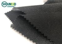 China Double Dot Fusible Interlining Fabric For Business Casual Suit Eco Friendly for sale