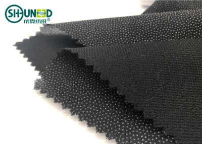 China Double Dot Fusible Interlining Fabric For Business Casual Suit Eco Friendly for sale