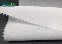 China White And Black Color Broken Twill Weave Elastic Twill Weave Fusible Interlining Woven Interlining for sale