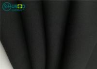 China Medium Weight 76 Gsm PA Double Dot Twill Weave Fusible Interlining and Twill Woven Interlining Fabric for sale
