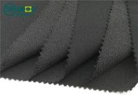 China Medium Weight 76 Gsm PA Double Dot Twill Weave Fusible Interlining and Twill Woven Interlining Fabric for sale