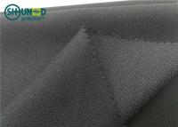 China Medium Weight 76 Gsm PA Double Dot Twill Weave Fusible Interlining and Twill Woven Interlining Fabric for sale