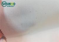 China Polyester Cotton Twill Weave Fusible Interlining 168gsm 47 Inch 48 Inch Width Twill Woven Interlining for Jeans for sale
