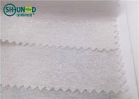 China LDPE Chemical Bond Non Woven Interlining Fusing Embroidery Lining For Industry Glass Fiber for sale