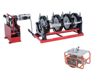 China Hydraulic Butt Fusion Machine 90-250mm HDPE Pipe Welder Four Clamps 220V 4.05KW for sale