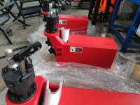 China STG9A Roll Groover Machine 1-8 Inch SCH40 Steel Pipe with 750W Motor and Folding Carriage for sale