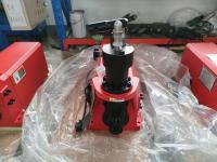 China STG9A Roll Groover Machine 1-8 Inch SCH40 Steel Pipe with 750W Motor and Folding Carriage for sale