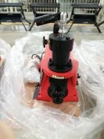 China STG9A Roll Groover Machine 1-8 Inch SCH40 Steel Pipe with 750W Motor and Folding Carriage for sale