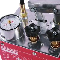 China RP100 RP160 RP250 Manual Hydrostatic Test Pump with 12L Water Tank and 50 Bar Pressure Rating for sale
