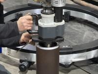 China Y Pipe Beveling Machine ISY-150 to 850 ID 60-820mm for sale