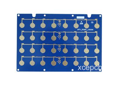 China Blue Solder Mask Taconic PCB Printed Circuit Board Manufacturing For Driverless System for sale