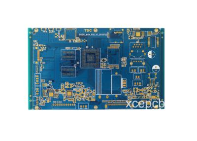 China Power Amplifier Rigid Multilayer PCB Bare Board , Blank FR-4 PCB Circuit Board 6 Layer for sale