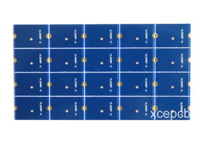 China Blue Rogers Half Hole Custom PCB Boards Using Special RO3203 Raw Material 1 - 16 Layer for sale
