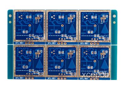 China High Frequency FR4 Sensor PCB Boards 5.8GHZ For Induction Lamp , Blue or Custom for sale