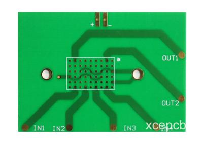 China Green FR4 Single Sided PCB Circuit Boards For Audio Amplifier Single Layer 1.6mm for sale