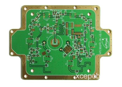 China Resin Fill Laser Drill  Blind Via Of  0.1mm Rigid PCB Multilayer Circuit Boards for sale