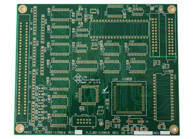 China Rogers Ceramic PCB 2 Layer Printed Circuit Board Green Solder Mask for sale