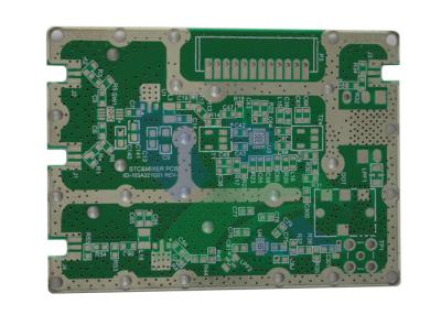 China Half Hole HDI Fr4 pcb circuit board Immersion Silver Surface Rogers for sale