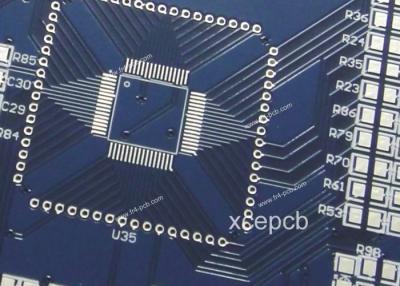 China Fr4 Multilayer PCB printed circuit board manufacturing process With Blue Solder Mask for sale