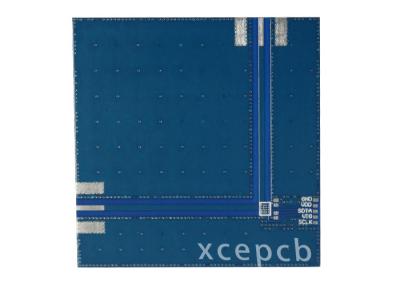 China Blue Soldermask multi layer pcb Board , Min Line Width 4Mil Electronic printed circuit board for sale