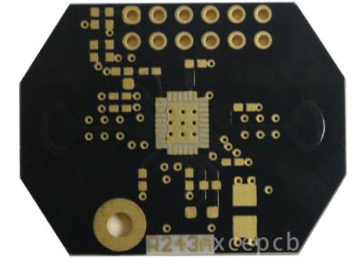 China Black Soldermask FR4 BGA Board FR4 PCB 1.6mm Thickness / Immersion Gold for sale