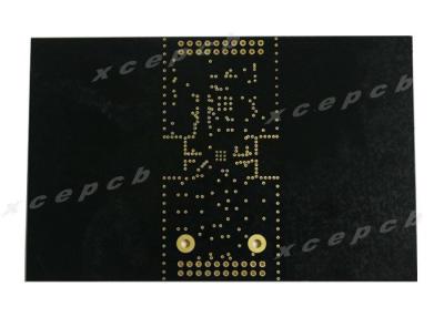 China Customed 1.6mm Electronics Pcb Double Sided Ul 94v0 Black Soldermask White Silkscreen for sale
