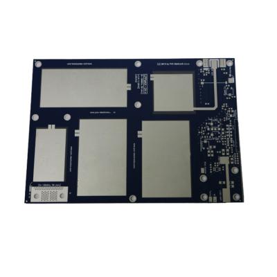 China 2OZ Immersion Tin High Frequency pcb double layer 0.79mm Thickness Blue Soldermask for sale