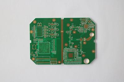 China 4 Layer RF / MICROWAVE SENSORS Rogers PCB Green Soldermask 1oz Copper for sale