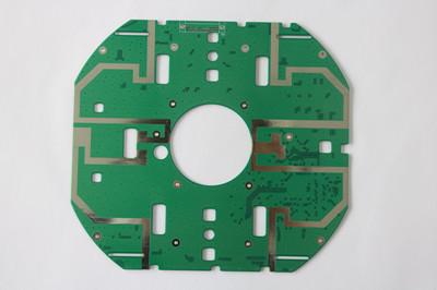 China RoHS Double Copper Multilayer Custom PCB Boards With Green Solder Mask for sale