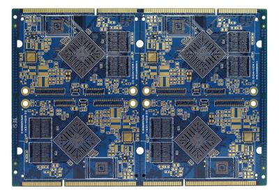 China FR4 Electronics Air Conditioner Part PCB Multilayer Board Blue Soldermask for sale