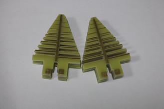 China 2 Layer Rogers 4350 PCB With 0.5OZ Copper RF PCB Board 0.2-2mm+/-10% for sale