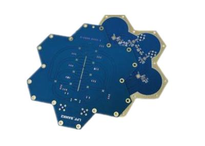 China Blue 30mil Rogers PCB 6 Layer High Frequency Circuits High Tg180 for sale