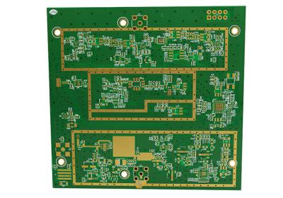 China 6 Layer Rogers4350B Fr4 Printed Circuit Board Industrial Control Function Board for sale