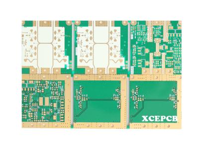 China 5.8GHZ / 24GHZ Sensor Module PCB 24GHZ Rogers K-band X-band Rigid Custom PCB Boards for Automatic Door light Module for sale